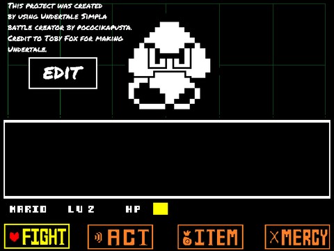 undertale Mariotale Goomba Battle
