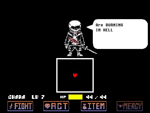dusttale: last Genocide sans Phase 2 Fight