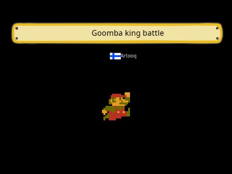 Goomba king boss battle (super mario maker 2 style) 2.0