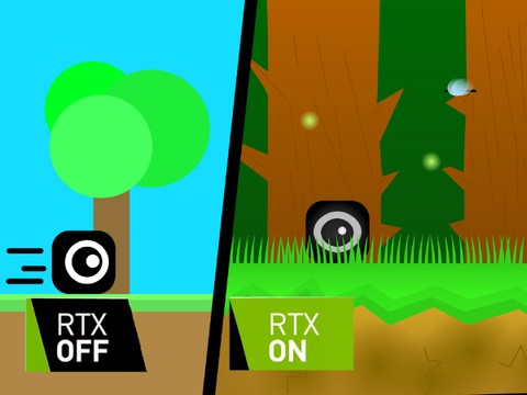 Generic platformer but with RTX on WIP