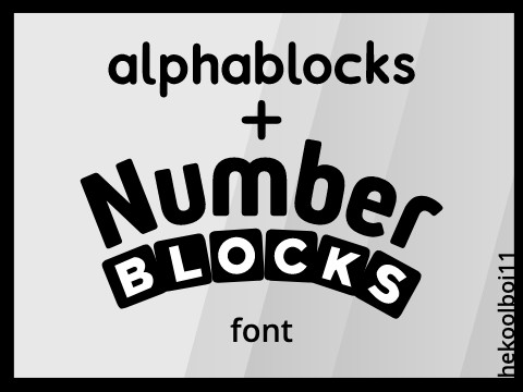 [HAPPY BIRTHDAY!!] v1.7 Letterlings + Numberlings Font Pack