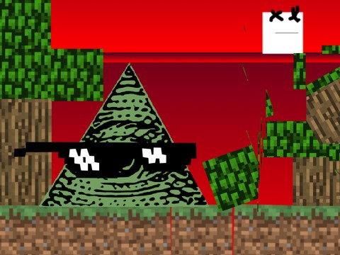 Add yourself fighting in minecraft remix