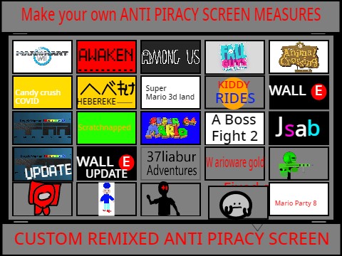 Anti Piracy Screens