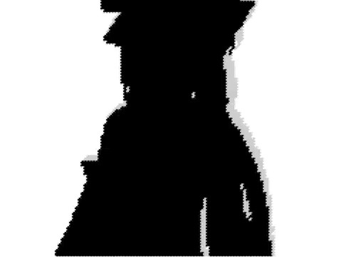 Bad Apple v2 (120x90 15fps) (100% Pen)