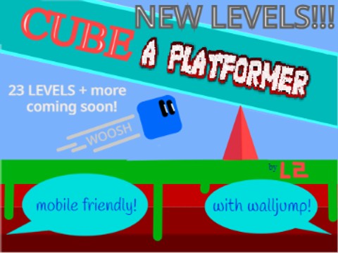 CUBE, a Platformer - mobile friendly