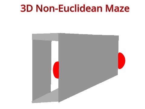 3D Non-Euclidean Game