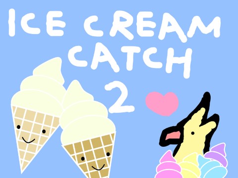 Ice Cream Catch 2 {Mobile Friendly} (With different ice cream cones)