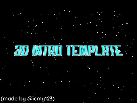 3D Intro Template