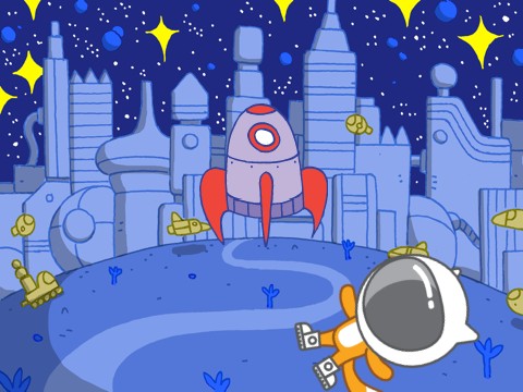 Adventure in an Alien World (Short Animated Story)