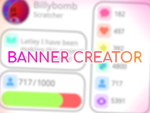 Banner creator! (free with credit!)