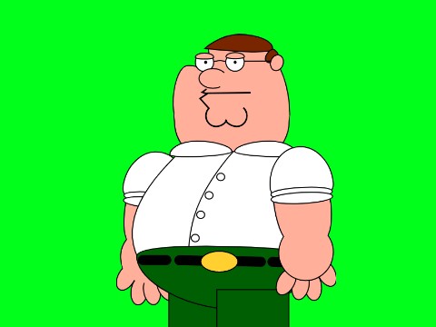 Peter Griffin let's get down to business Green Screen
