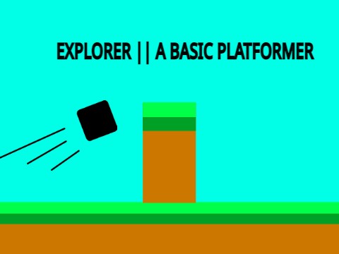 Explorer || A Basic Platformer || #Games #All #Art #-TechnoCoder-#Trending