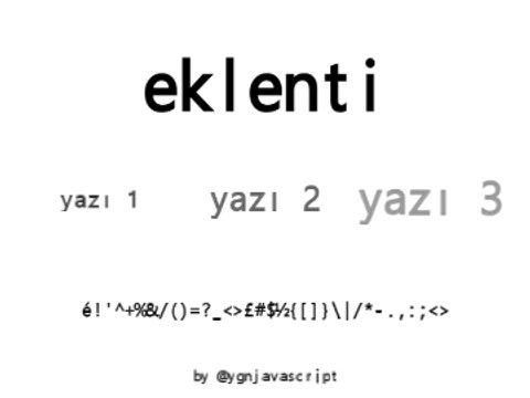 Yazı Yazdırma Eklentisi - Text Engine