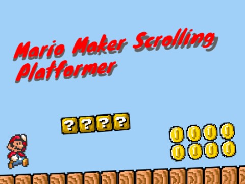 Mario Maker Scrolling Platformer #Games #All