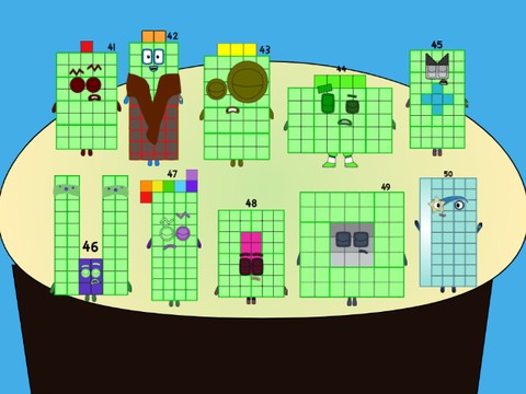 Numberblocks Band 41-50 remix remix