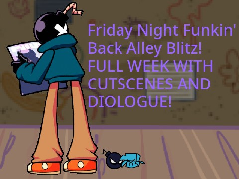 Friday Night Funkin' - Back Alley Blitz! Whitty - Full Week! + CUTSCENES!!!