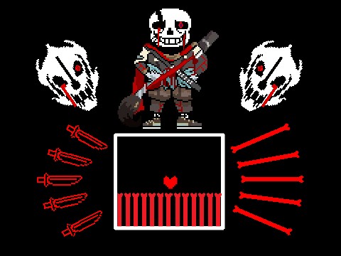 UNDERTALE Devil ink! sans 戦