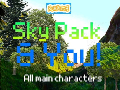 Scratch: Sky Pack & You! (All main characters sprites)