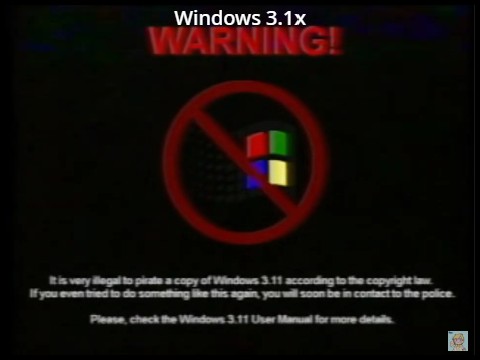 All Windows Anti Piracy Screens