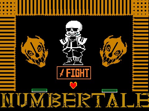 完成版my ver.numbertale sans fight!