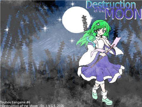 Touhou Fangame #6 ~ Destruction of the Moon remix