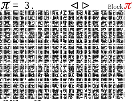 Blockπ v1.0 ―Calculating π