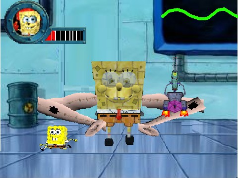 SpongeBob BFBB Unused Boss Fight (Beta 0.68)