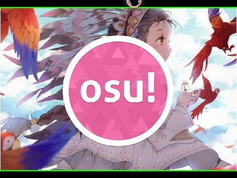osu! Standard with customisable cursor