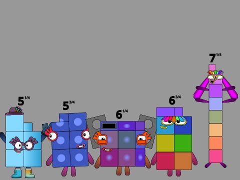 Numberblocks Band Quarters 3 (Version 2 + For MrBond,Band Version)