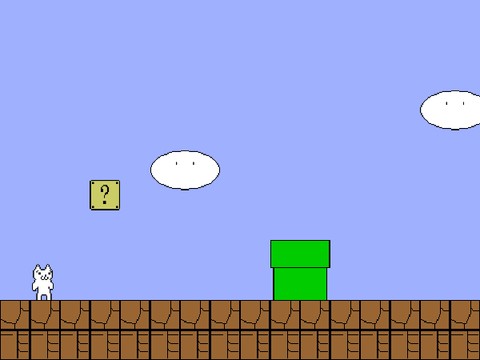 "Syobon action" Cat mario Alpha