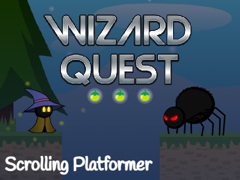 Wizard Quest Scrolling Platformer || (MOBILE) - v1.1 #games