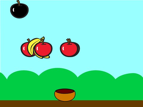 Catching apples game