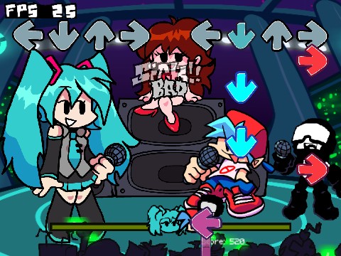 Friday Night Funkin miku mod