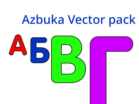 Azbuka vector pack
