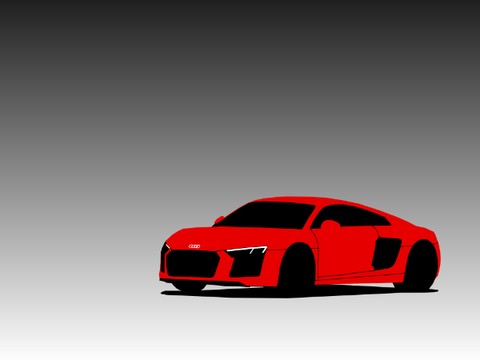Audi R8 V10 speedometer