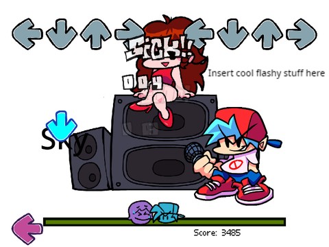 FNF - (Sky Mod) Full Week Repost