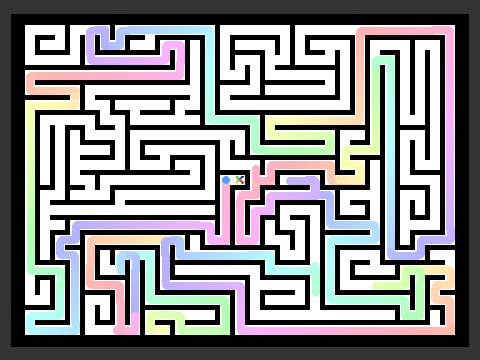 Rainbow maze generator