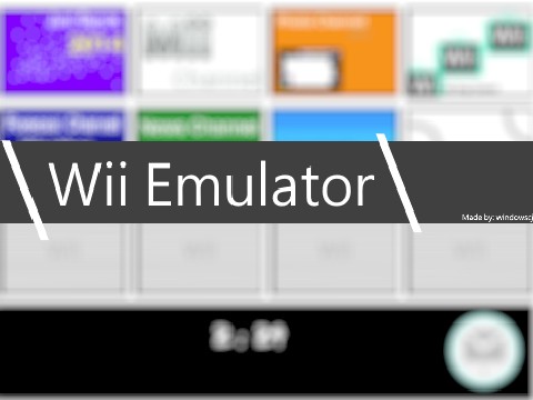CORRUPTED Wii Emulator My version.