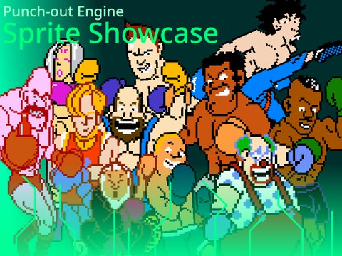 Punch-out Engine Sprite Showcase