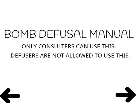 Bomb Defusal Manual