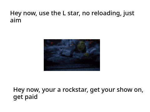 The entire Shrek movie but you can use it as a profile picture