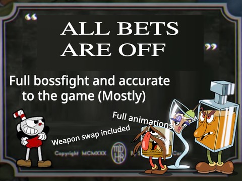WIP Cuphead The Tipsy Troop in All Bets are Off! (Mini-Boss Battle)