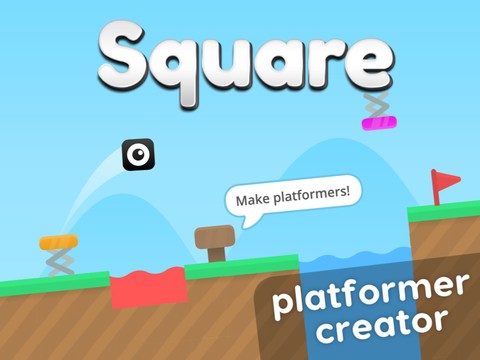Square ♦ A Scrolling Platformer Maker #games #all