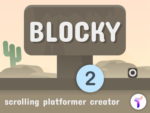 BLOCKY 2.0 scrolling platformer creator sequel v1.6 (mobile friendly ...