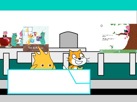 Scratch and Gobo go on the Khan Academy Kids ride