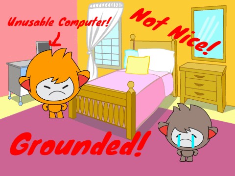 Nano Installs memz on His Dad's Computer and Gets Grounded!