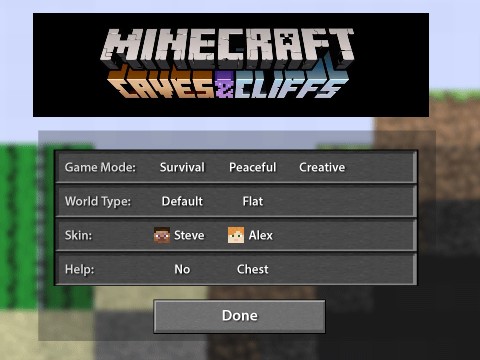 Paper Minecraft caves & cliffs (1)