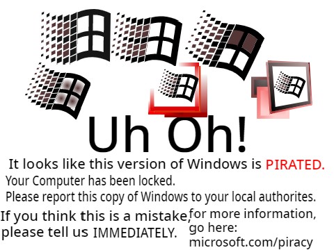 Windows Anti-Piracy Screen (September 14 2000-December 31 2001)