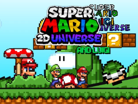 Super Mario and Luigi 2D Universe - Title Screen Update 3 + Sounds