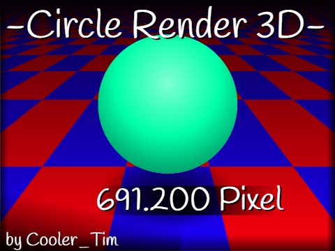 -Circle Render 3D-